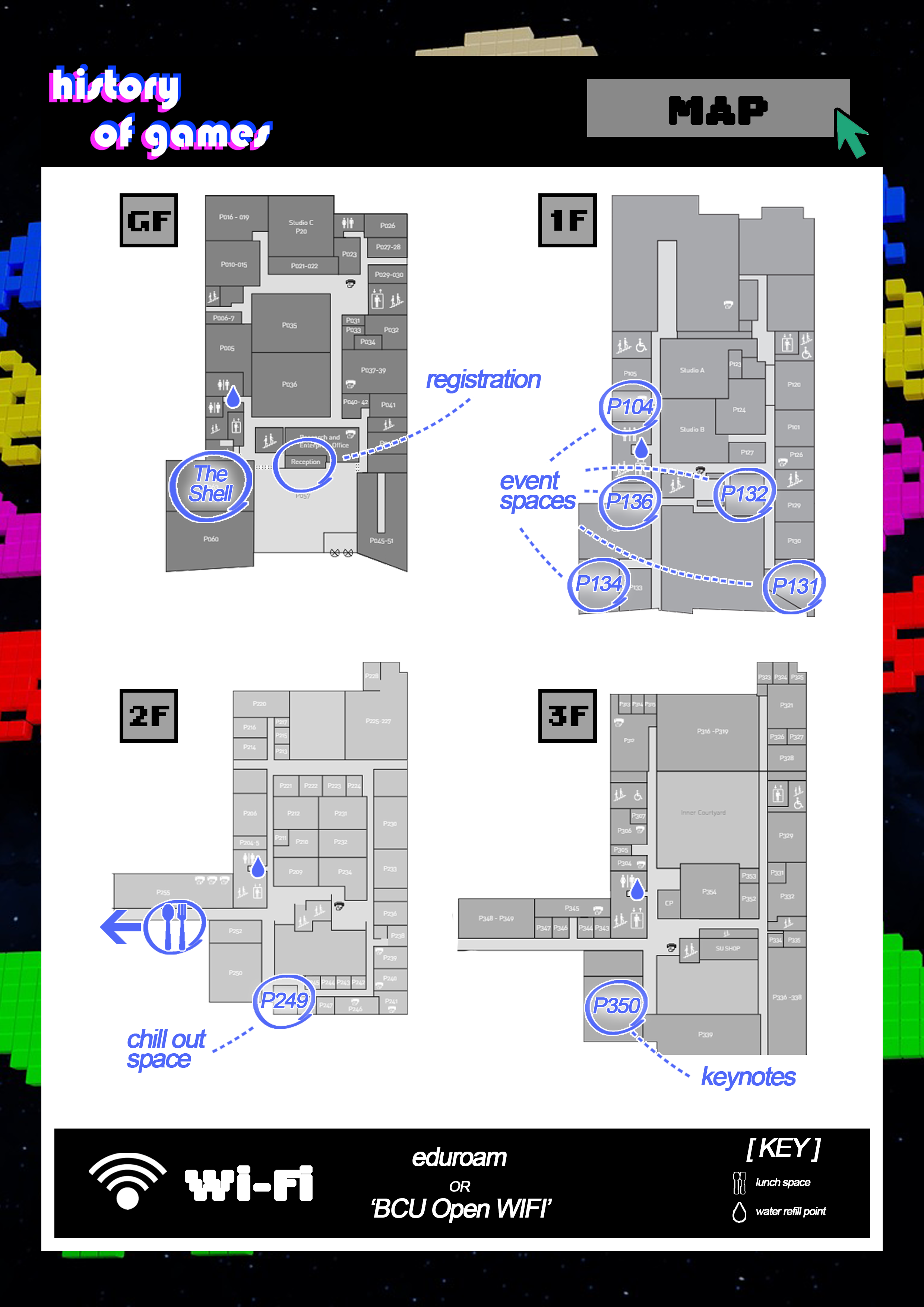 BCU Floorplan – History of Games